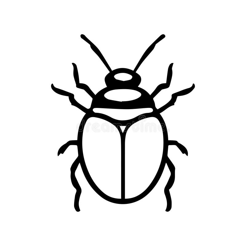 Bug Icon or Modern Line Symbol. Vector Line Art and Icon Design with ...