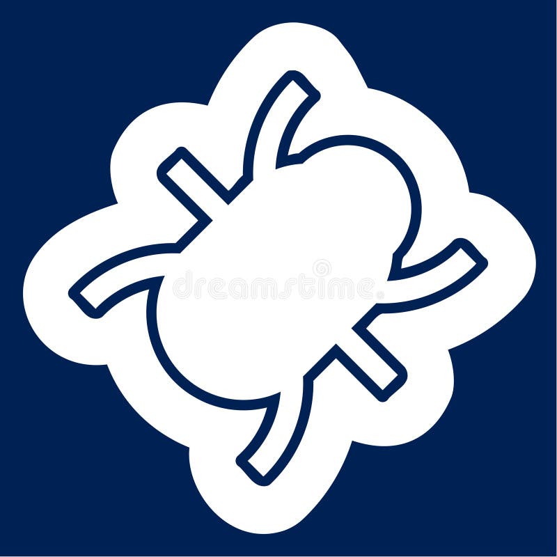 Bug icon, sign,logo,button stock vector. Illustration of concepts ...