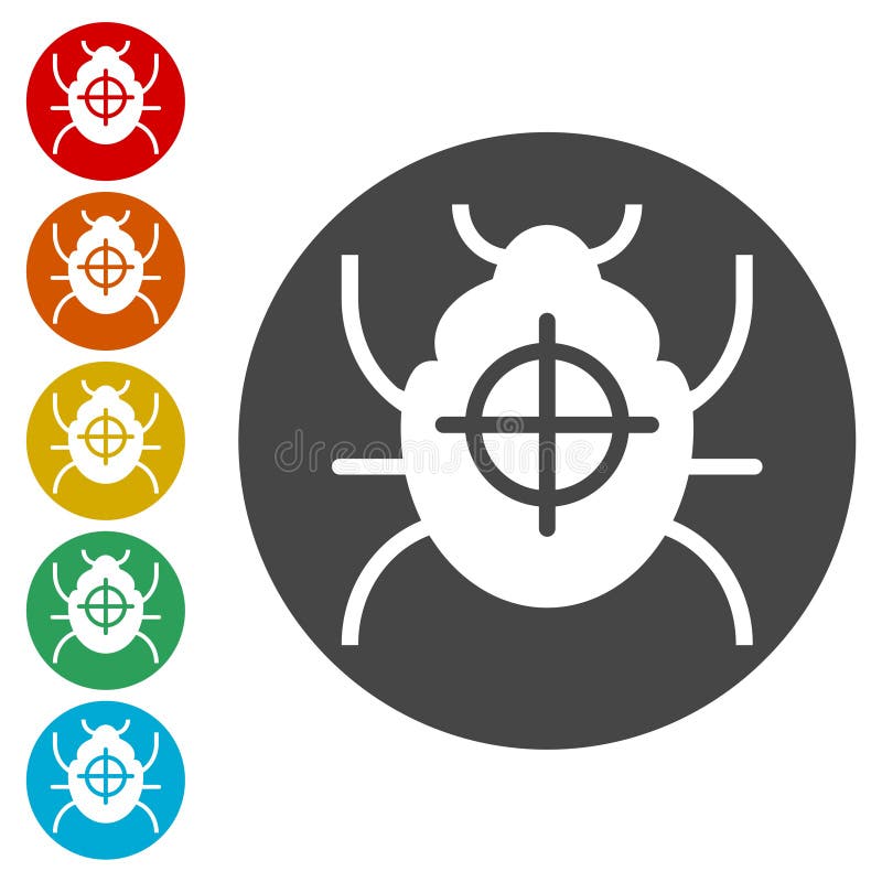 Bug icons set stock vector. Illustration of report, finance - 167251738 Bug icons set stock vector. Illustration of report, finance - 167251738
