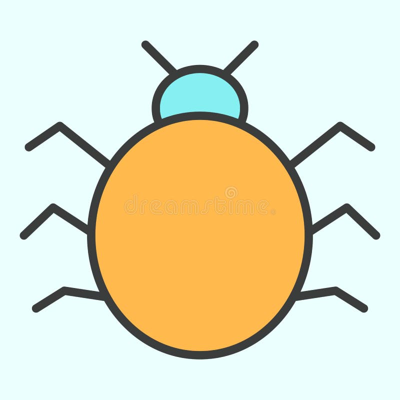 Bug Line Icon. Vector Simple Minimal 96x96 Pictogram Stock Vector ...
