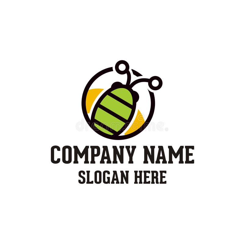 Bug logo design stock vector. Illustration of abstract - 121758315