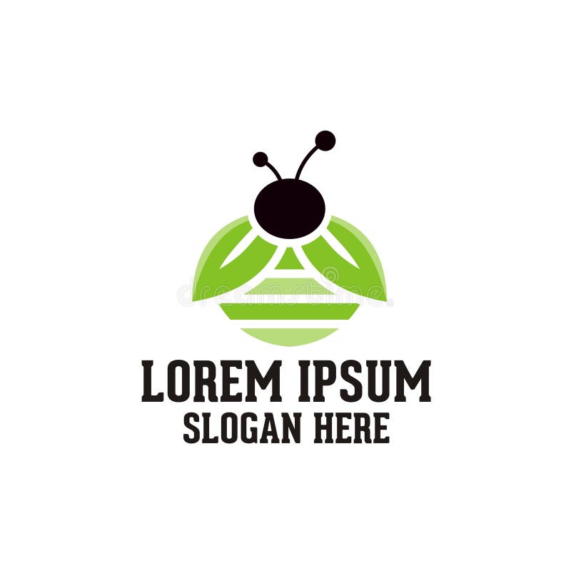 Bug logo design stock vector. Illustration of animal - 121758312
