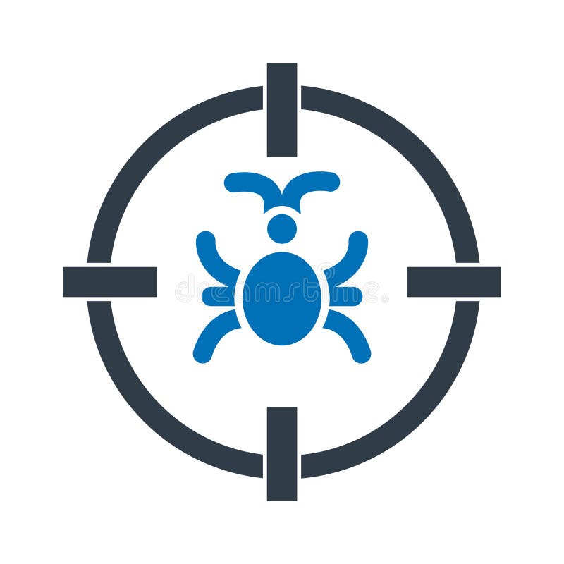 Bug Malware Icon Which Can Easily Modify or Edit Stock Vector ...