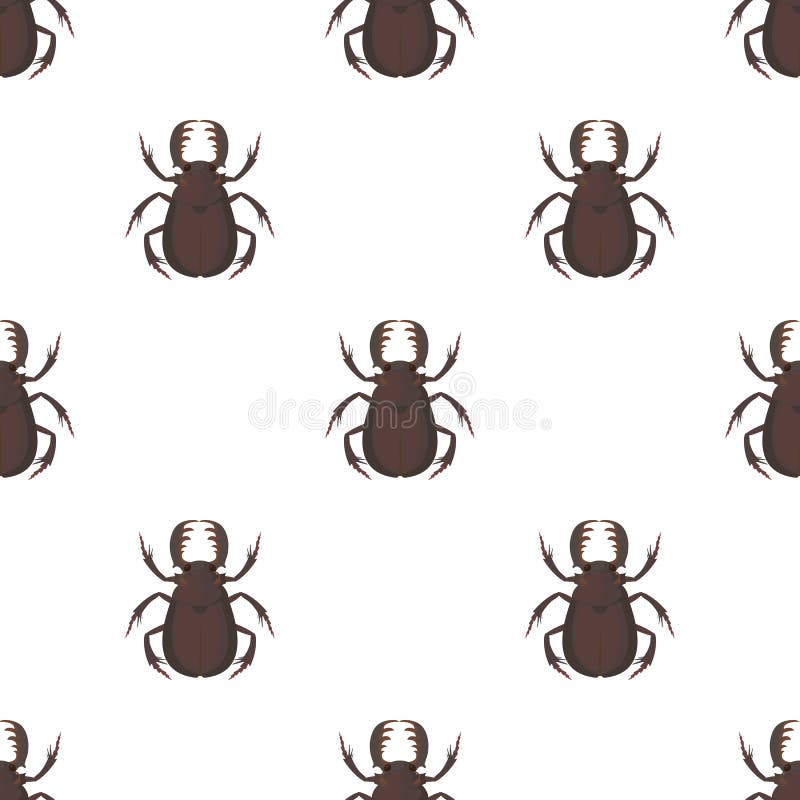 Bug Pattern Seamless Vector Stock Vector - Illustration of background ...