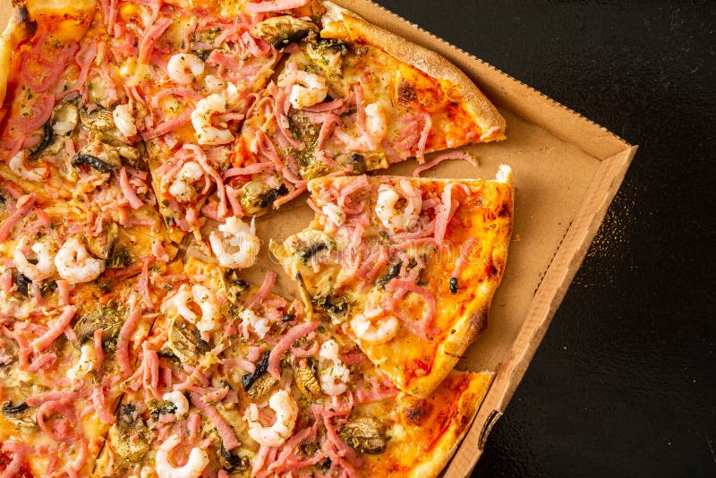 Bug on pizza slice stock image. Image of animal, health - 125110967