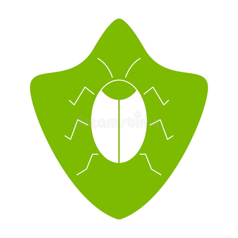 Bug Protection Icon Vector Illustration Design Isolated Stock Vector ...