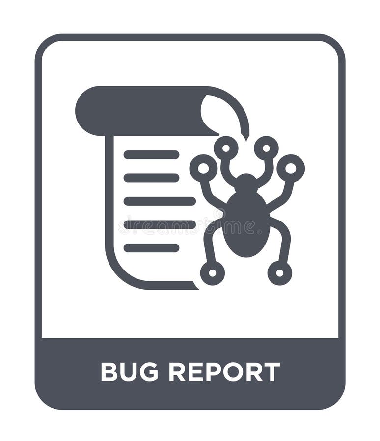 Report Icon in Trendy Design Style. Report Icon Isolated on White ...