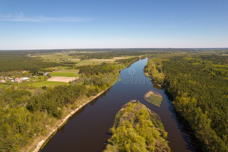 The Bug River in Drochiczyn Stock Photo - Image of view, shore: 278859616