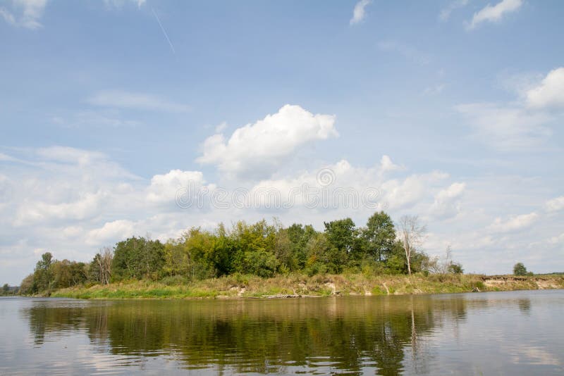 The Bug river stock image. Image of scenery, belarus - 77075517
