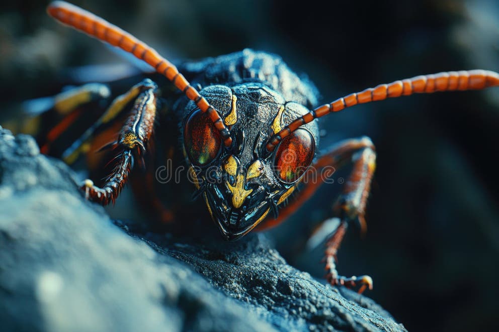Bug on rock stock image. Image of generated, rock, arthropod - 380160907