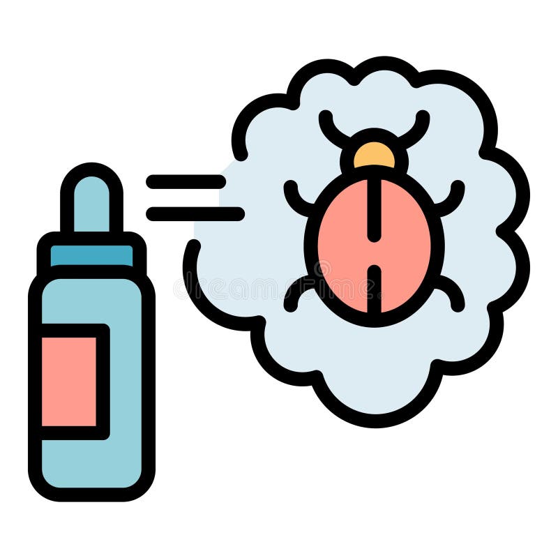 Bug spray icon vector flat stock illustration. Illustration of trap ...
