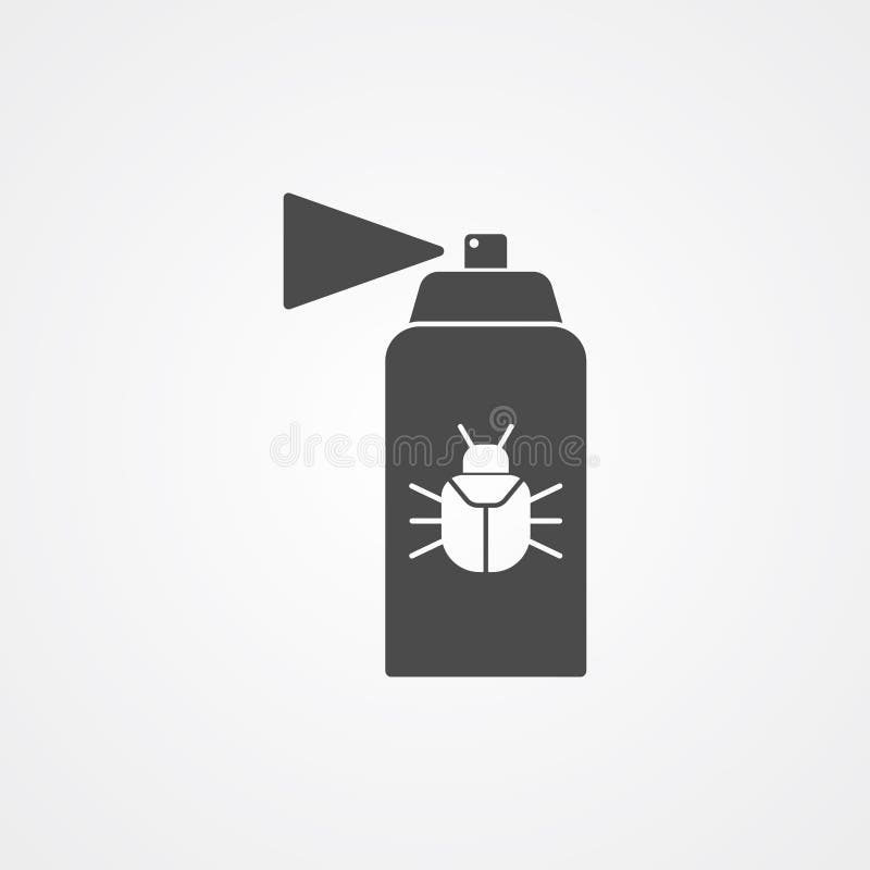 Bug Spray Vector Icon Sign Symbol Stock Vector - Illustration of ...