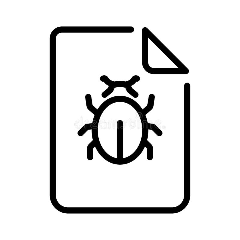 Bug testing report icon stock vector. Illustration of document - 255098283 Bug testing report icon stock vector. Illustration of document - 255098283
