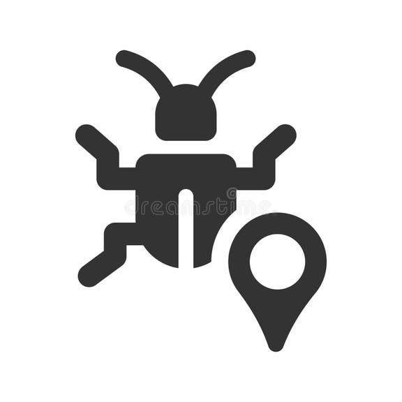 Bug Tracker Icon stock vector. Illustration of tracker - 328881483