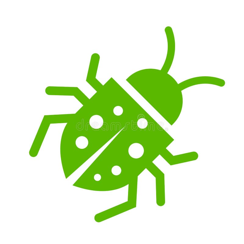 Bug vector icon stock vector. Illustration of internet - 144839634