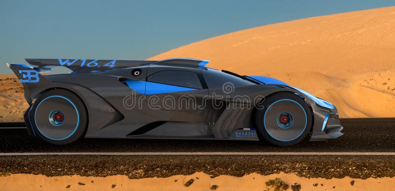Bugatti Bolide on the Track Editorial Photography - Image of bolide ...