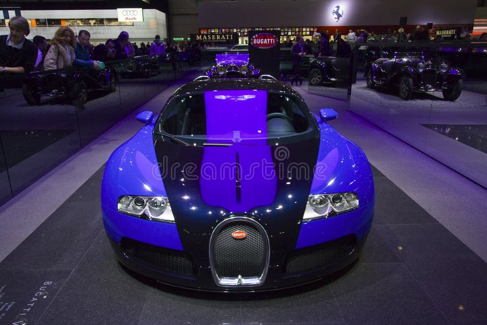 Bugatti Veyron Front View editorial stock photo. Image of veyron - 6383863