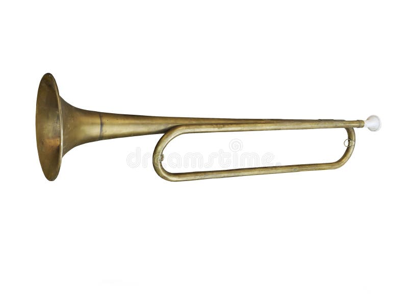 Bugel stock afbeelding. Image of hoorn, brons, trompet - 32117053
