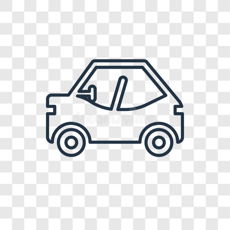 Buggy Concept Vector Linear Icon Isolated on Transparent Background ...