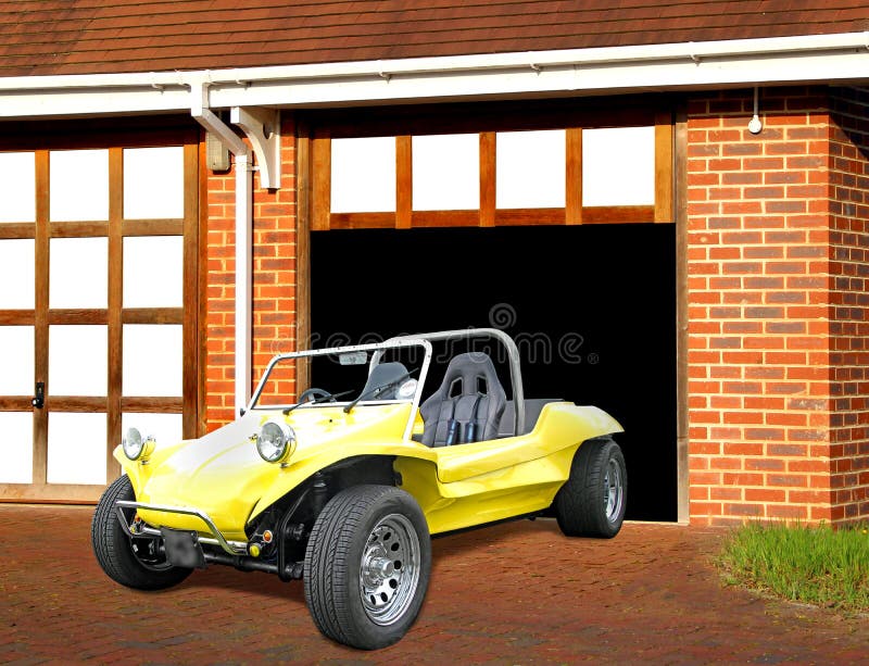 Buggy in der Garage stockbild. Bild von transport, verkehr - 52609517