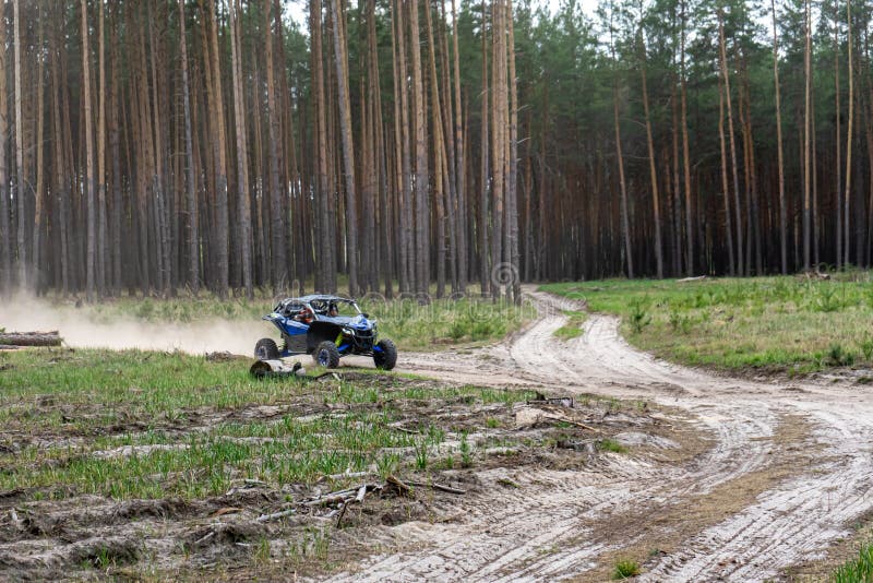 Buggy Driving on Dusty Road Editorial Photography - Image of fast, auto ...