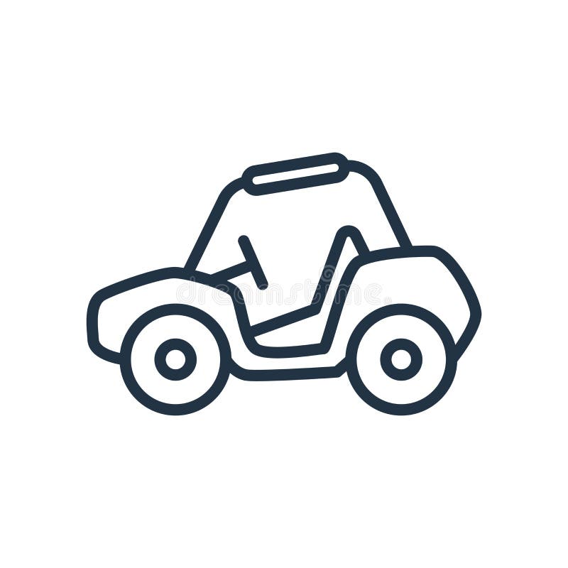 Red dune buggy stock vector. Illustration of cartoon - 89027171