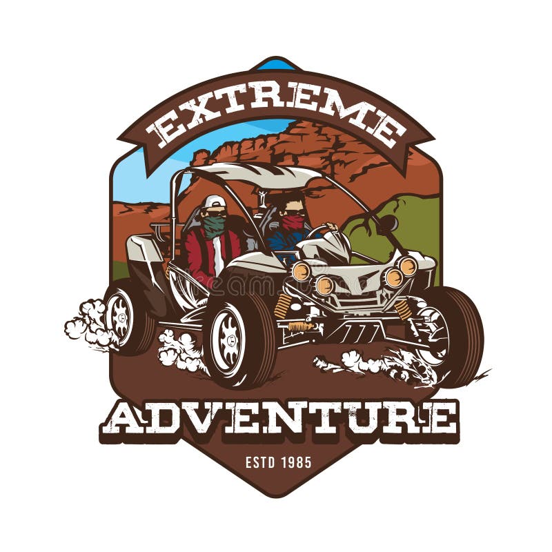 Buggy Car Extreme Sport Logo Design Stock Vector - Illustration of team ...