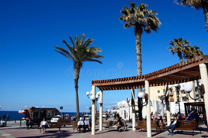 Bugibba Square Bugibba Malta Editorial Image - Image of square, bugibba ...