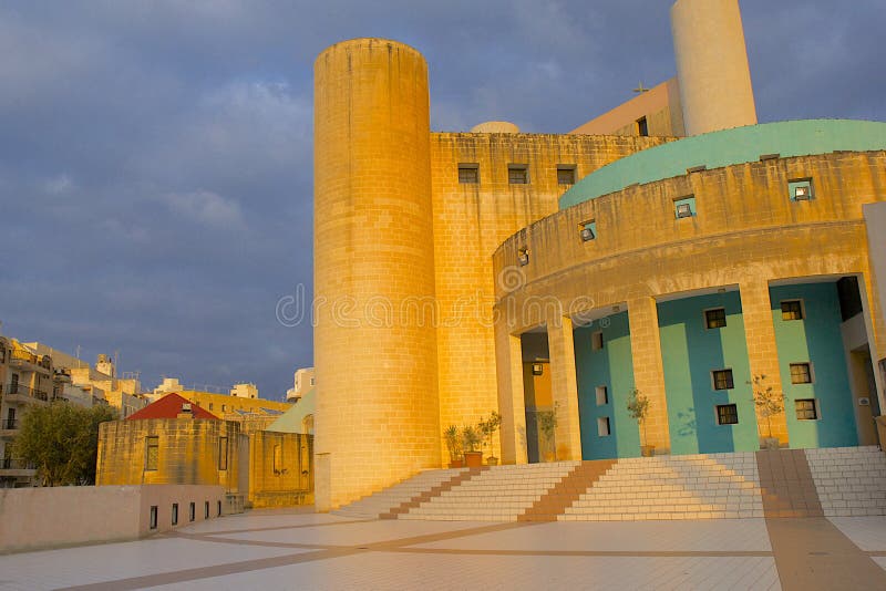 Bugibba, St. Francis of Assisi Church Stockbild - Bild von religion ...
