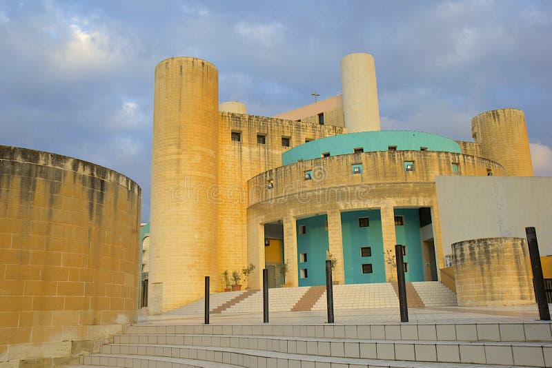 Bugibba, St. Francis of Assisi Church Stock Photo - Image of malta ...