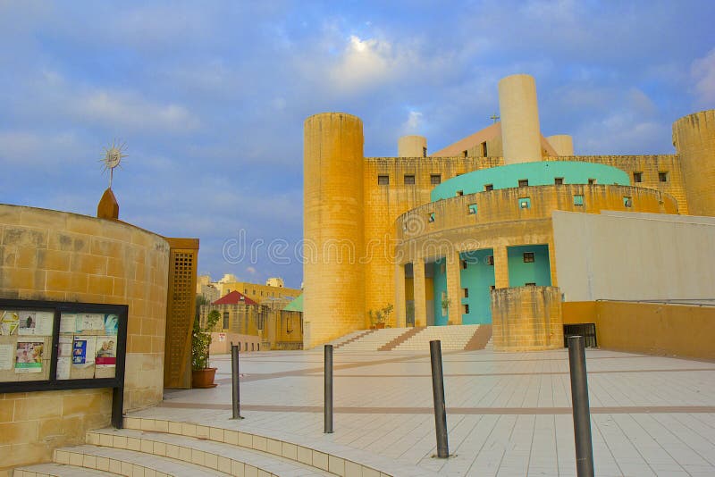 Church St Francis Assisi Qawra Malta Stock Photos - Free & Royalty-Free ...