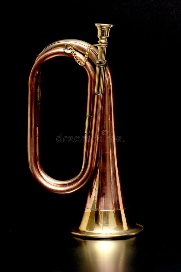 Bugler stock image. Image of trumpet, bugler, metal, blow - 516229