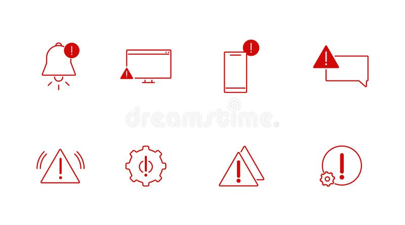 Critical Alert Triangle Stock Illustrations – 90 Critical Alert ...