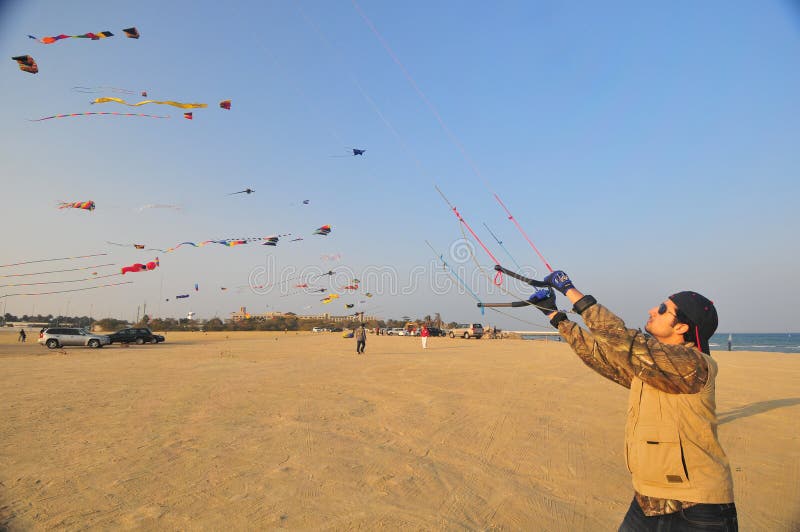 Buhamad Kites Team stock photo. Image of arabic, kites - 8627786