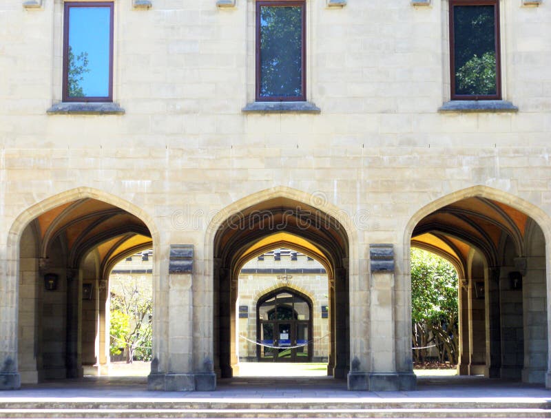 Buiding arch stock photo. Image of melbourne, university - 29235378