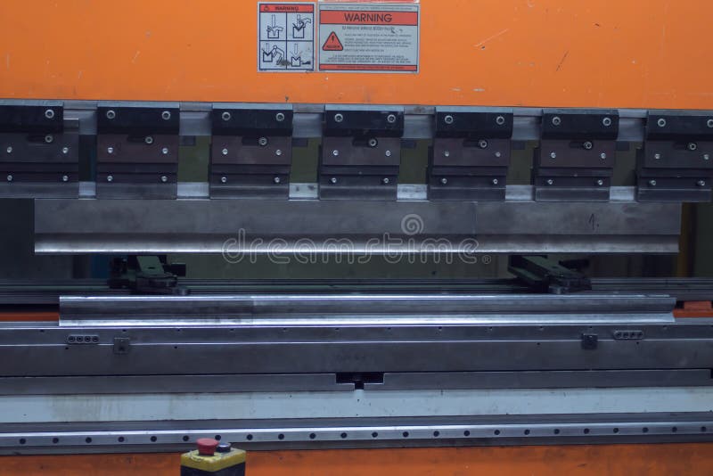 Buigende Machine Om Metaal Van Om Het Even Welke Dikte Te Buigen Stock ...
