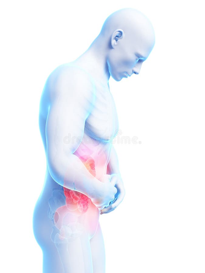 Buikpijn stock illustratie. Illustration of intern, orgaan - 2809876