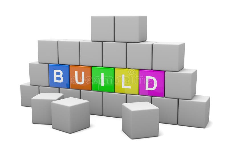 Build up - concept stock illustration. Illustration of succesfull - 16033