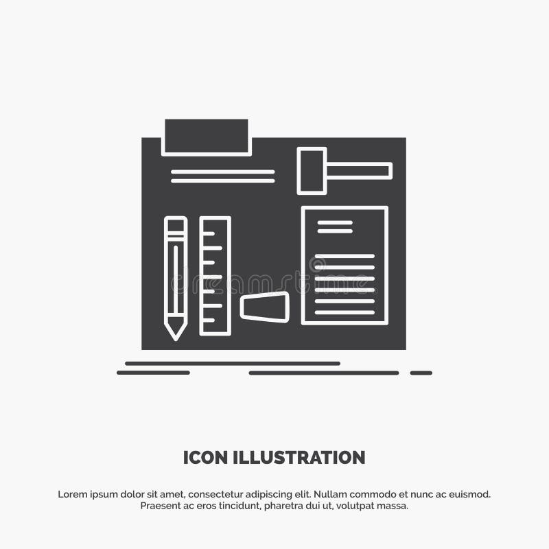 Build, Construct, Diy, Engineer, Workshop Icon. Glyph Vector Gray Symbol for UI and UX, Website ...