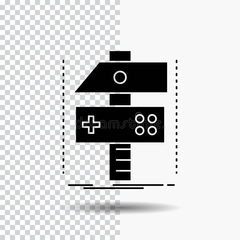 Build, Craft, Develop, Developer, Game Glyph Icon on Transparent ...