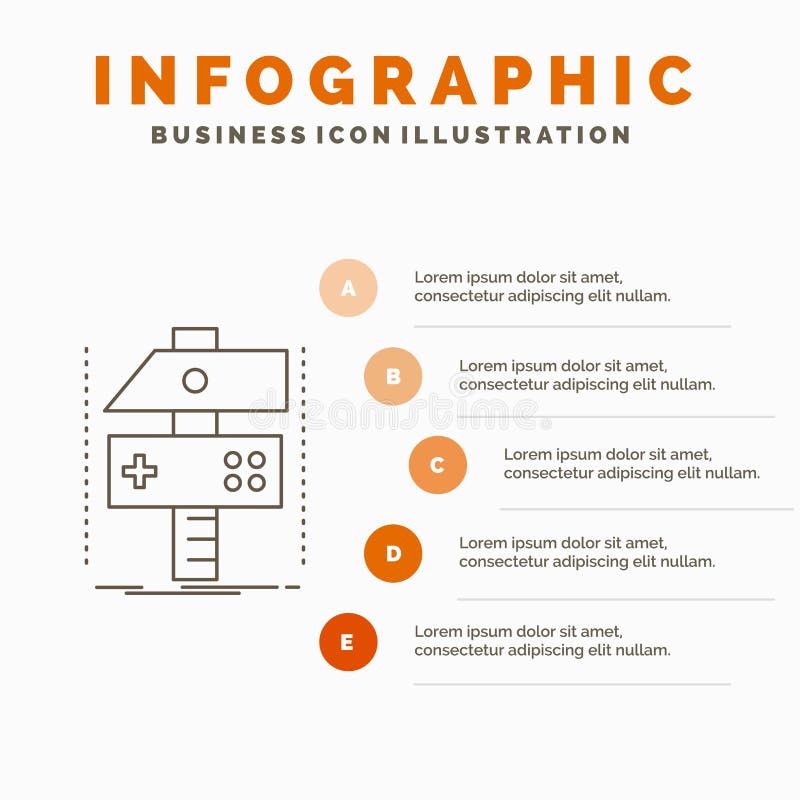 Build, Craft, Develop, Developer, Game Infographics Template for ...