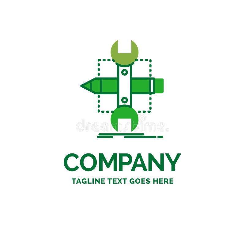 Build, Design, Develop, Sketch, Tools Flat Business Logo Templat Stock ...
