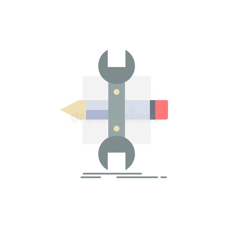 Build, Design, Develop, Sketch, Tools Flat Color Icon Vector Stock ... Build, Design, Develop, Sketch, Tools Flat Color Icon Vector Stock ...