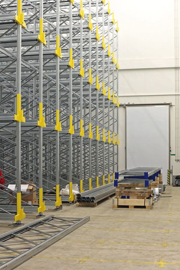 Build Distribution Warehouse Stock Photo - Image of industrial, pipes ...