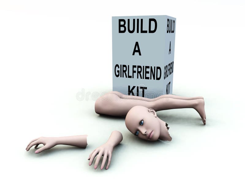 Build a Girlfriend 4 stock illustration. Illustration of packaged - 5182451