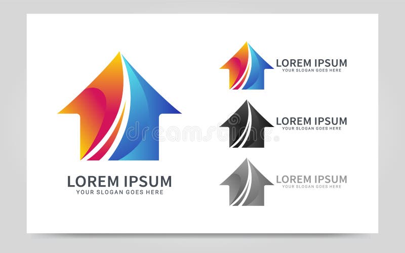 Build Home Logo for Construction or Architecture Company Stock Vector ...