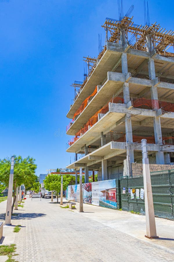 Build a Hotel Complex Construction Sites Playa Del Carmen Mexico ...