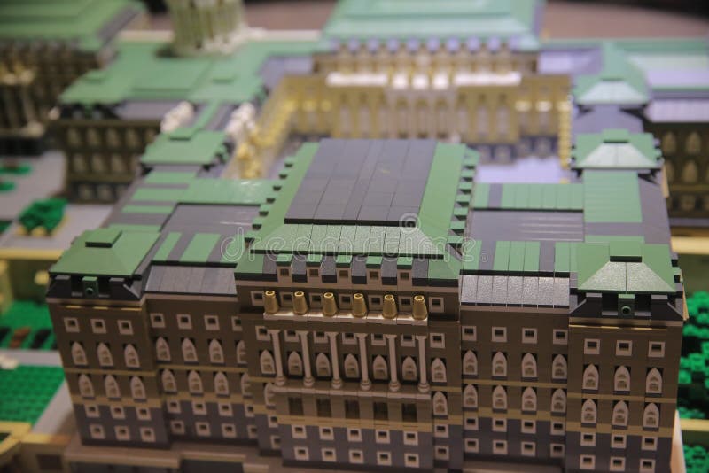 The Build from LEGO Blocks on Display Editorial Photo - Image of city ...