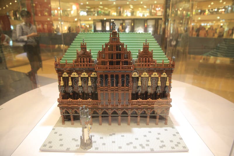 The Build from LEGO Blocks on Display Editorial Stock Photo - Image of ...