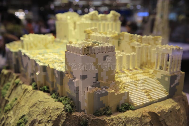 The Build from LEGO Blocks on Display Editorial Stock Image - Image of ...